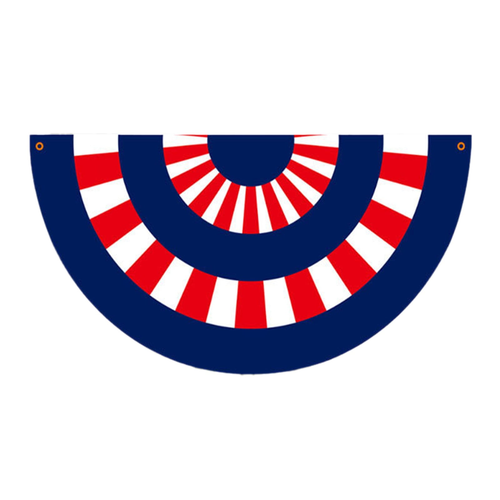 Patriotic Usa Fan Flag Decorations, 4Th Of July Fan Flags American Us Bunting Flag Stars and ...