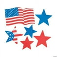 Patriotic Wall Cutouts, Fourth of July, Party Decor, 30 Pieces ...