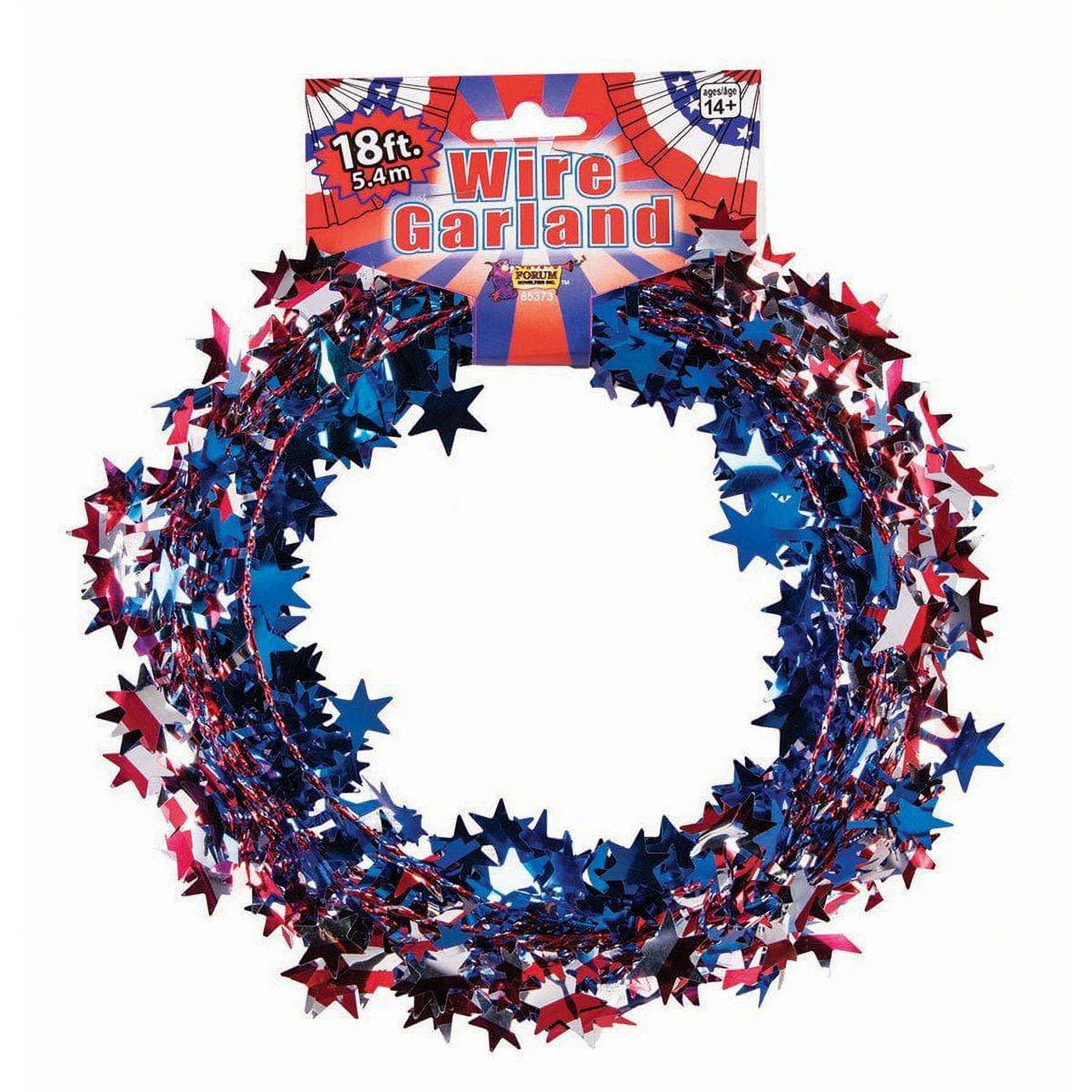Patriotic Wire Garland - Walmart.com
