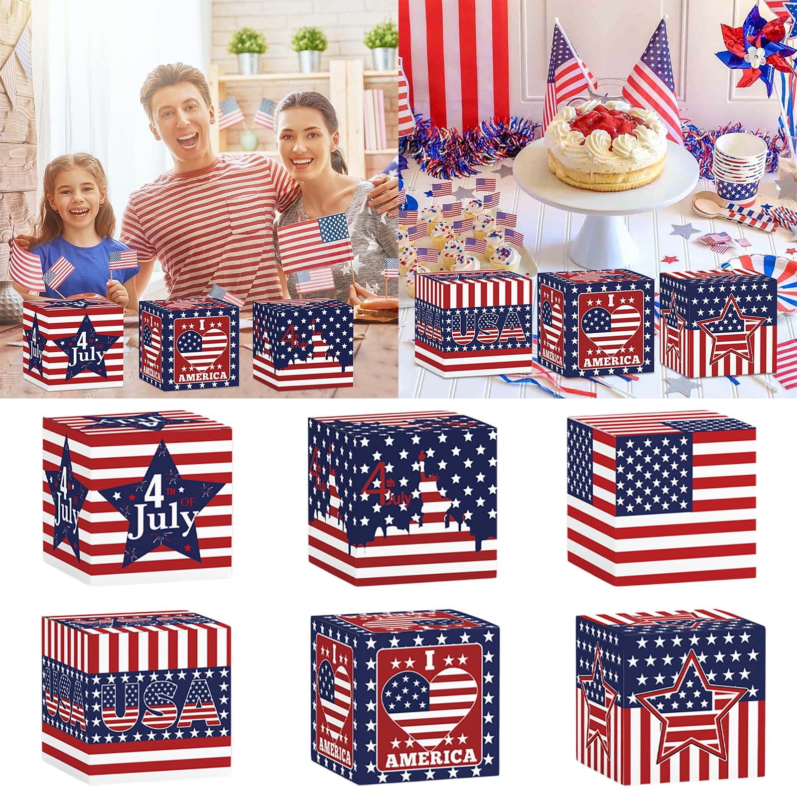Patriotic Wrapping Paper with Independence Day Designs Quality ...