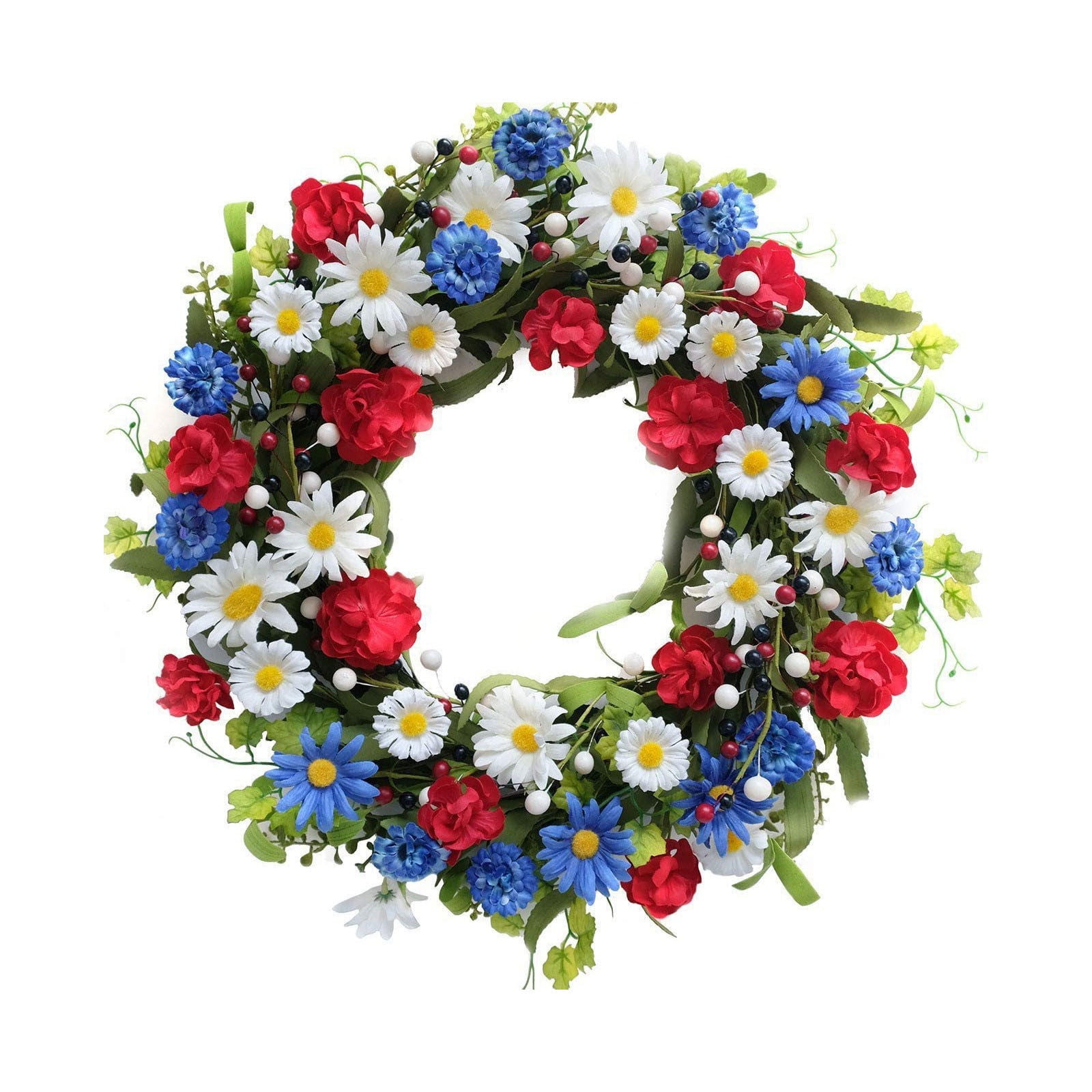 Patriotic Wreath Decorations, 12 Inch 4th of July Wreaths for Front ...