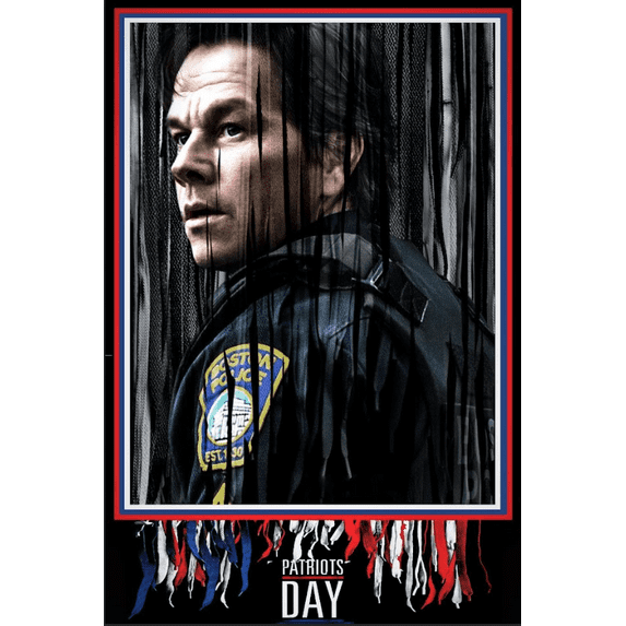 Patriots Day 2016 Poster 24x36 - Mark Wahlberg Boston Marathon Bombing ...