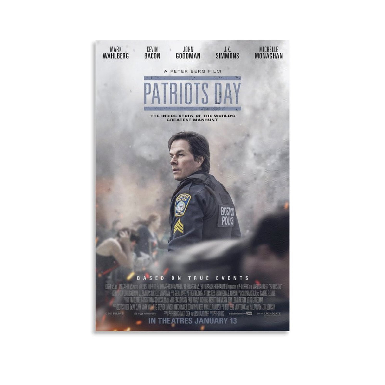 Patriots Day Classic Movie Poster Home Decor Poster Wall Art Hanging ...