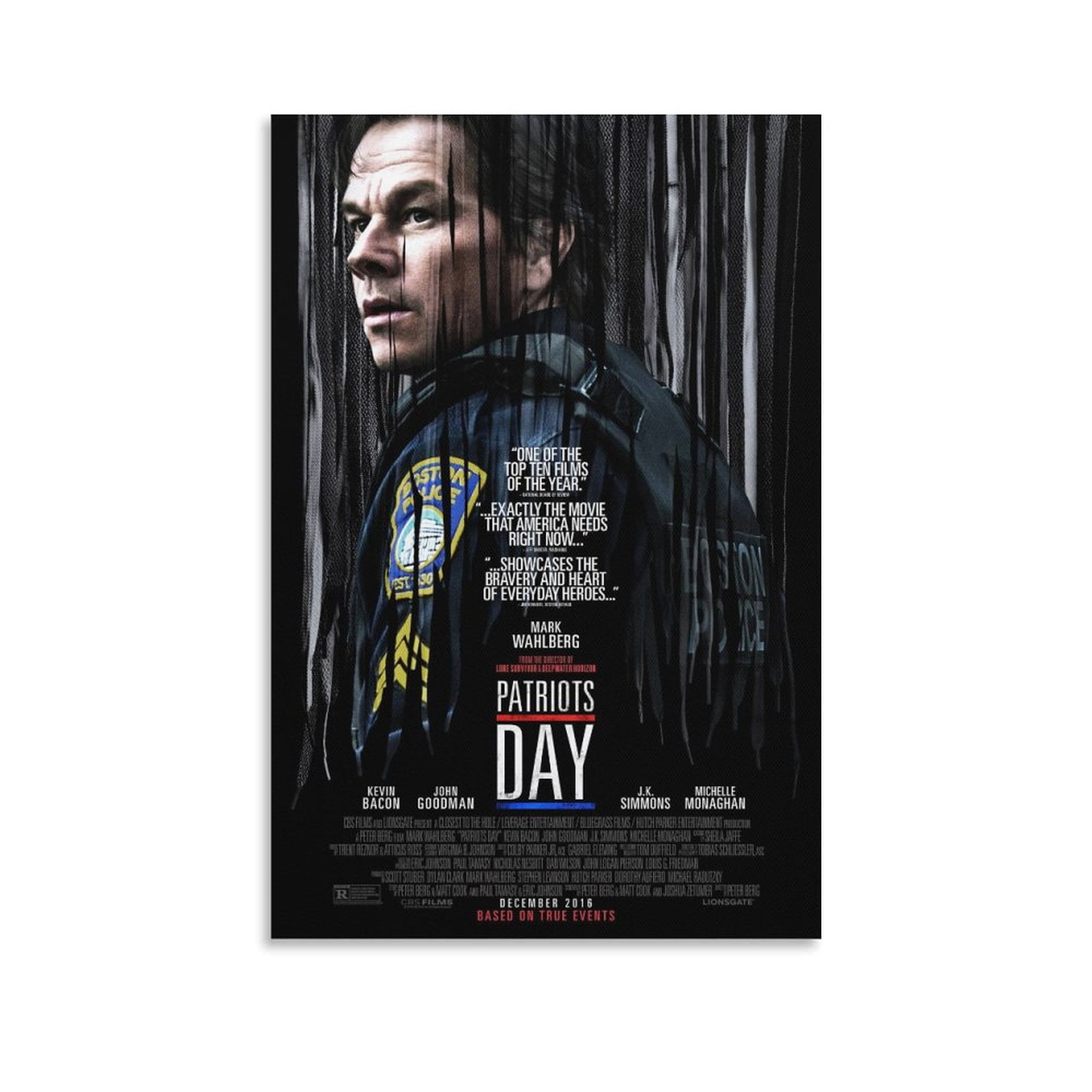 Patriots Day Classic Movie Poster Posters Art Print Wall Photo Paint ...