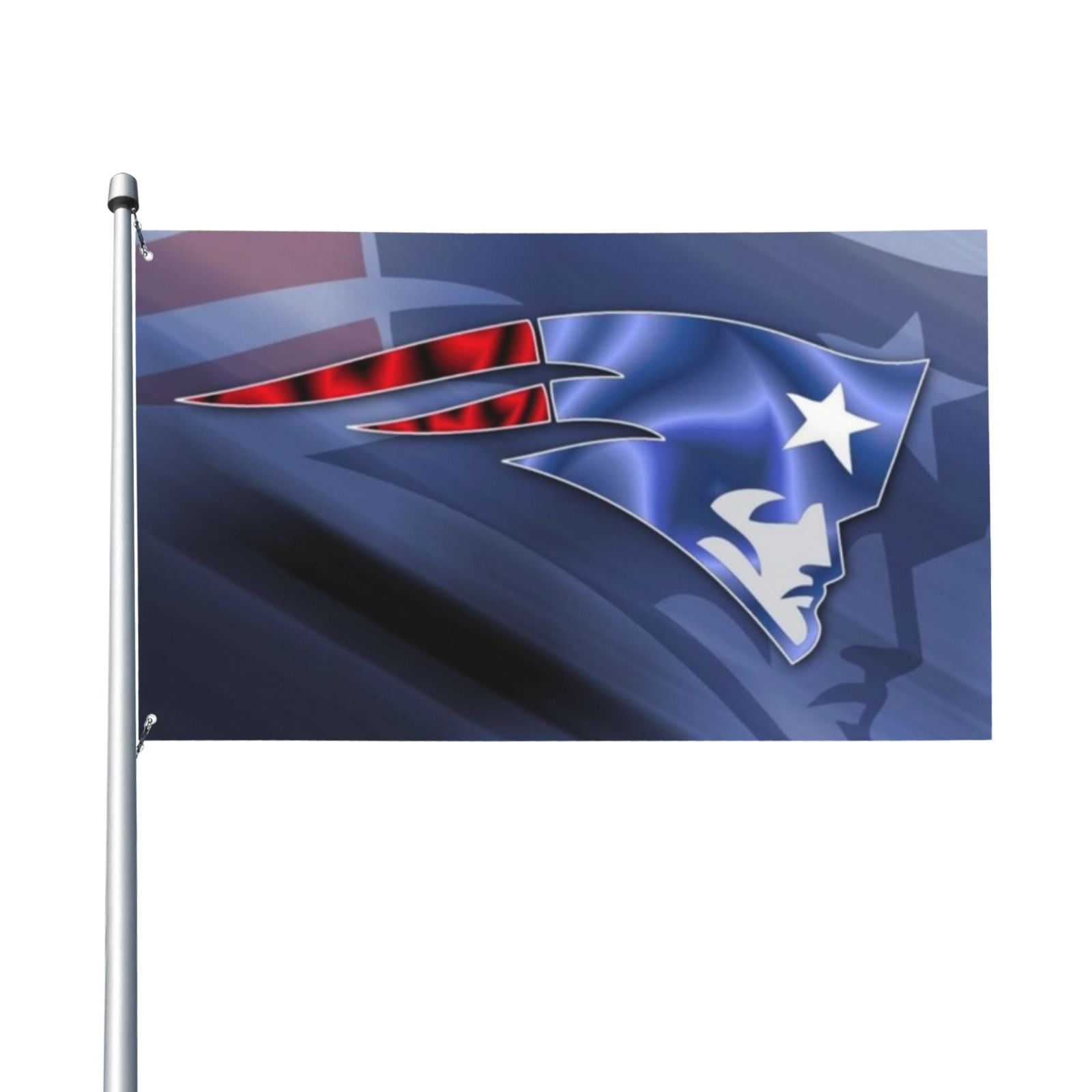 Patriots Football Fan 3x5 Ft Flags with 2 Grommets for Indoor Outdoor ...