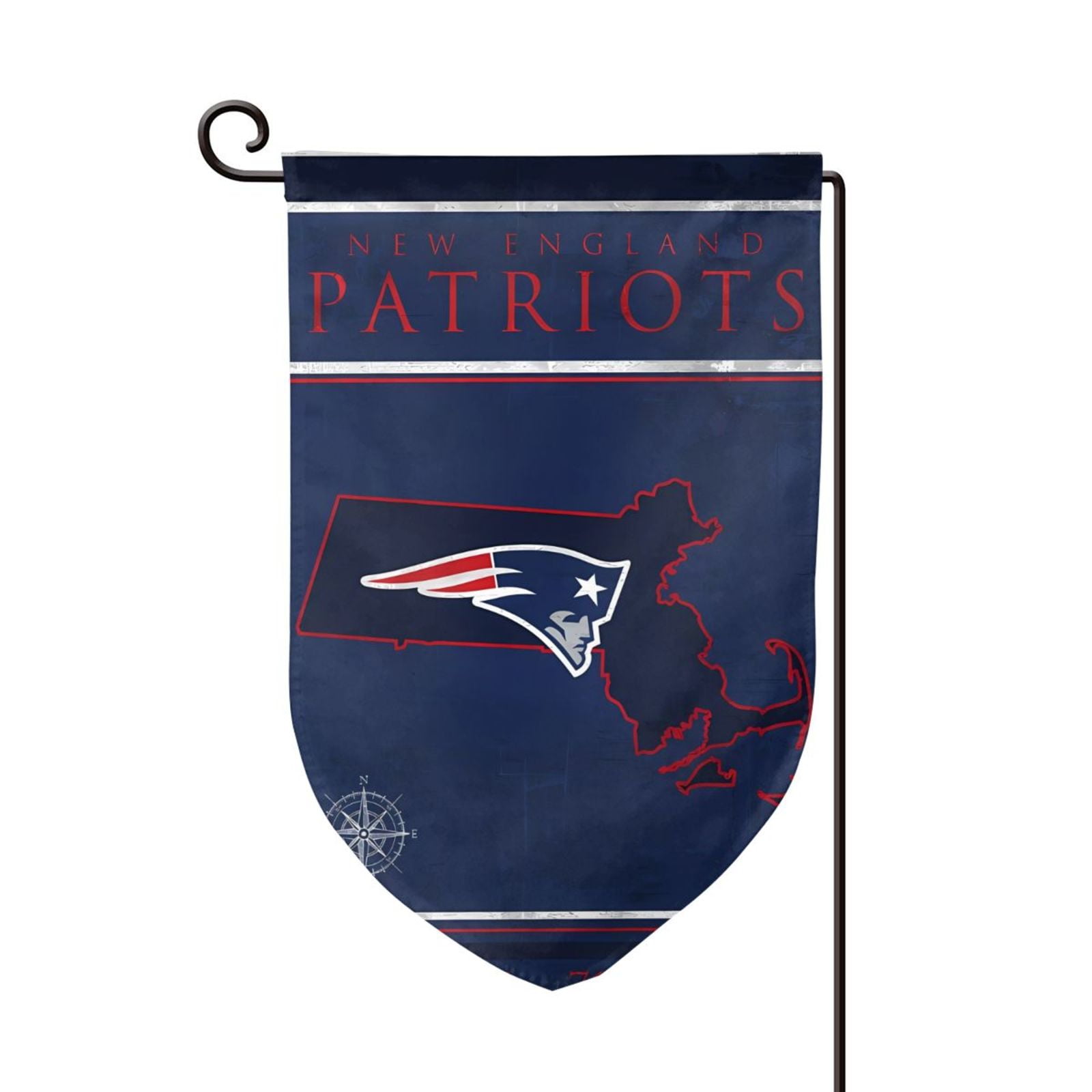 Patriots Football Fans Double Sided Garden Banner flags Sharp Corner ...