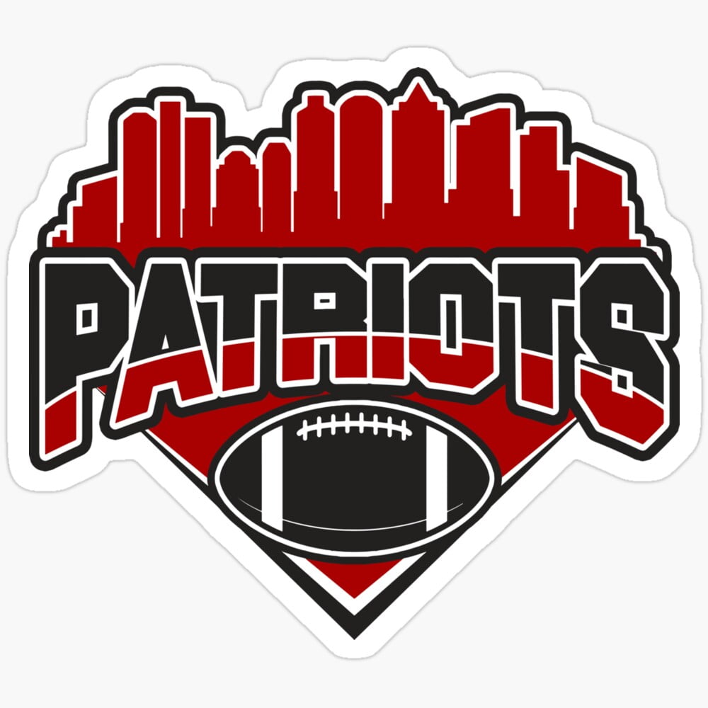 Patriots Football, Skyline Football Team Sticker Baseball Sticker ...