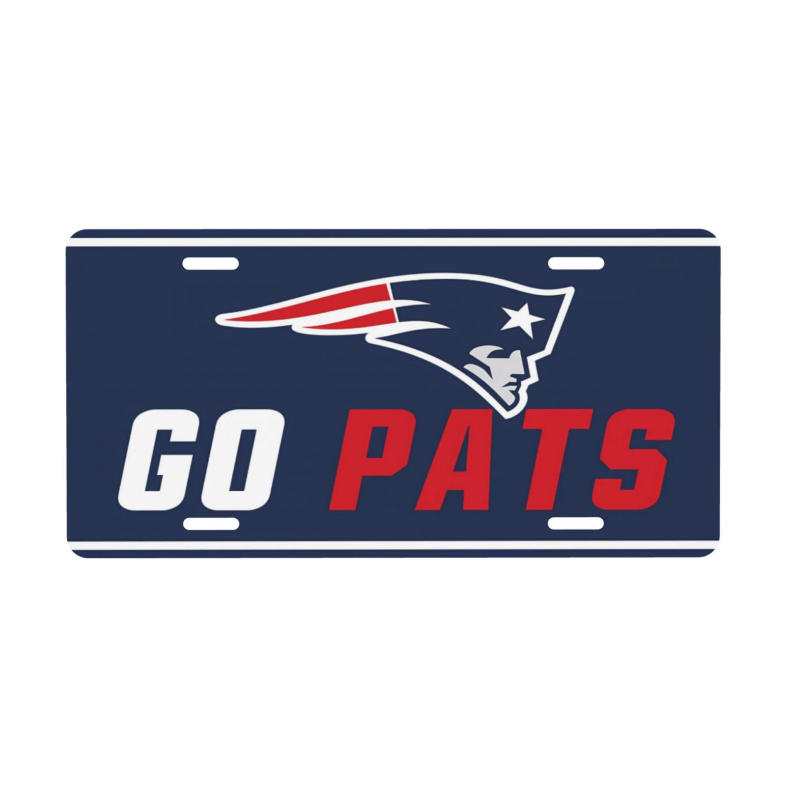 Patriots Football Team Car Personalized License Plate 6 x 12 Inch ...
