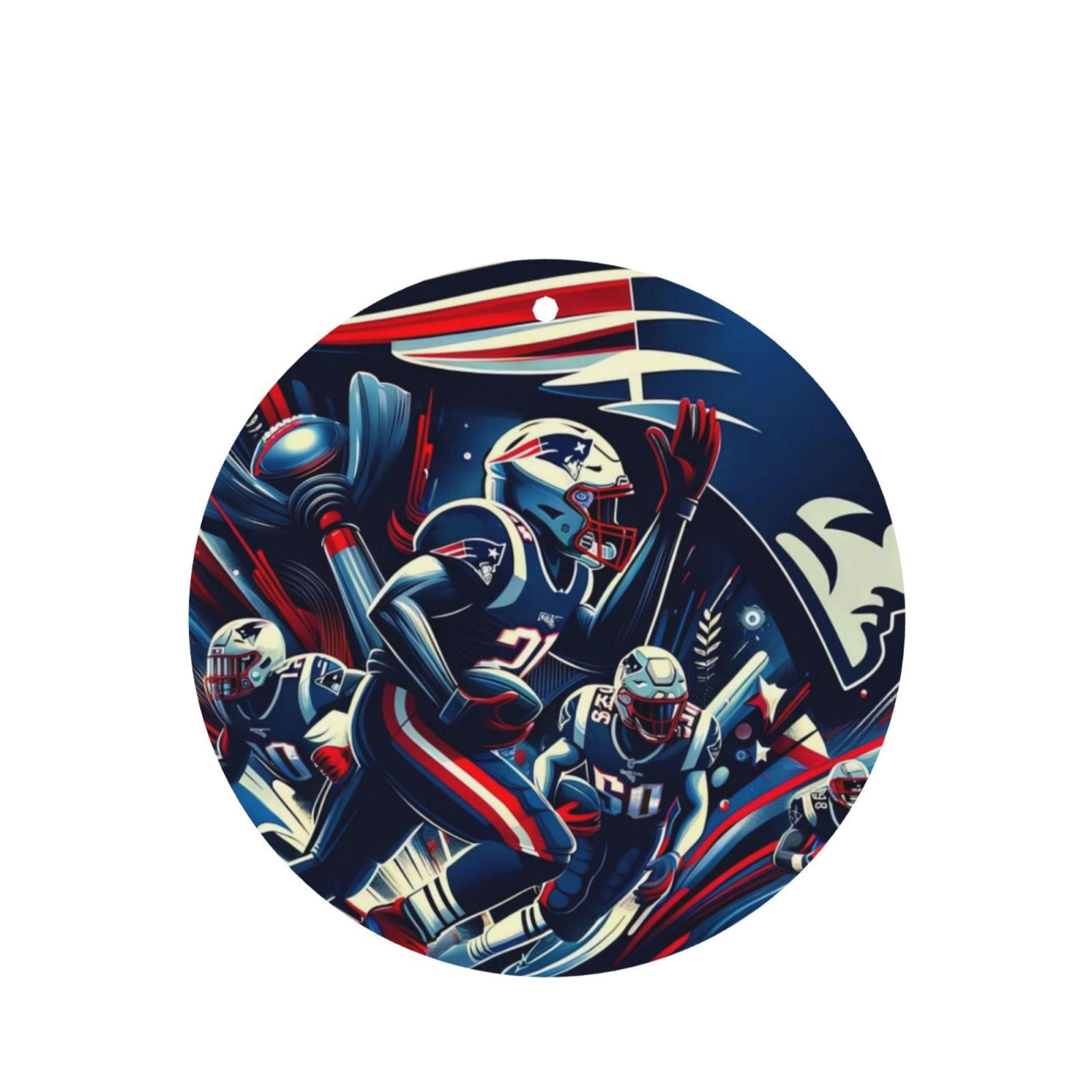 Patriots Football Team Custom Round Fragrance Tablets with Lavender ...