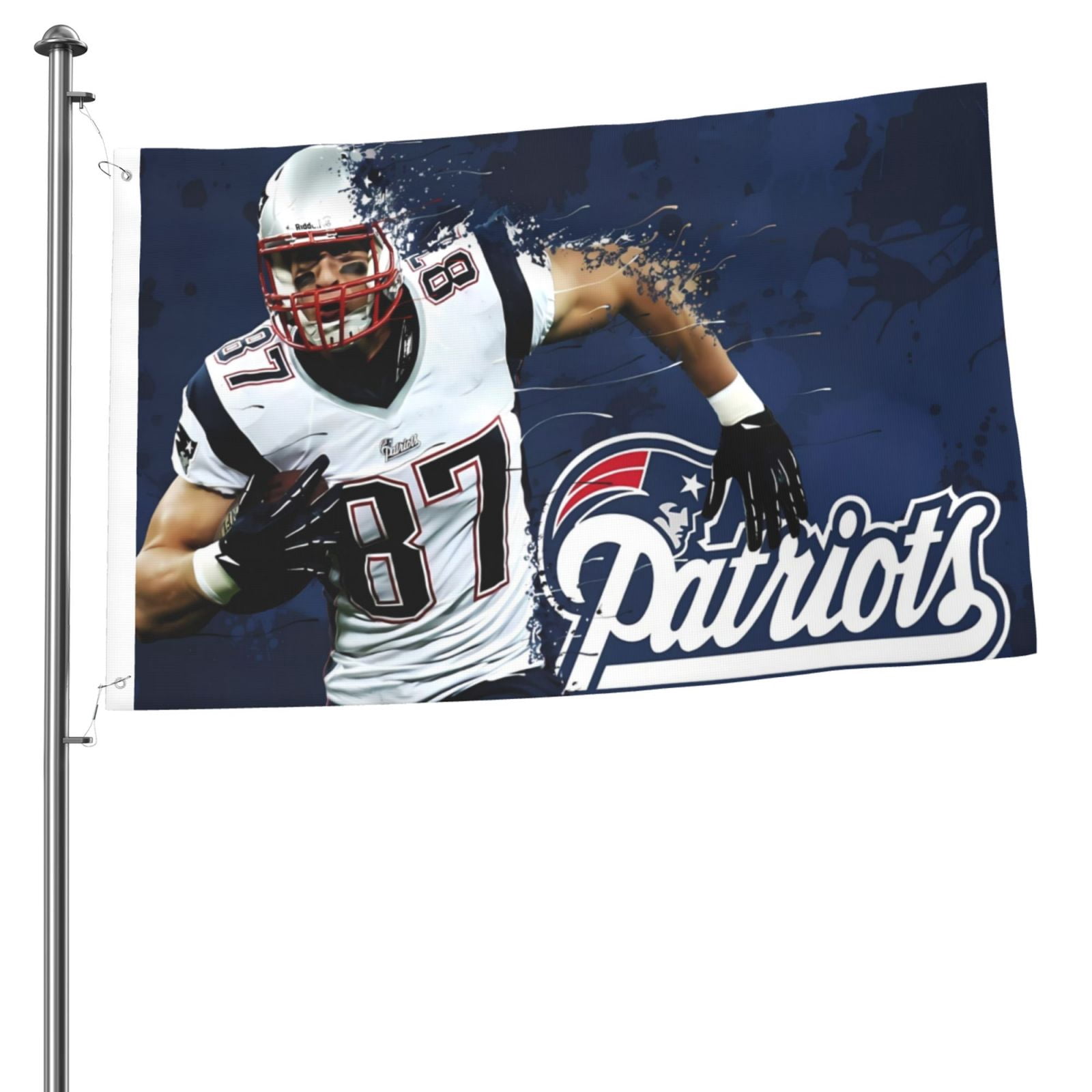 Patriots Football Team Double-Sided Flag 2x3ft, Garden Hanging Flag ...