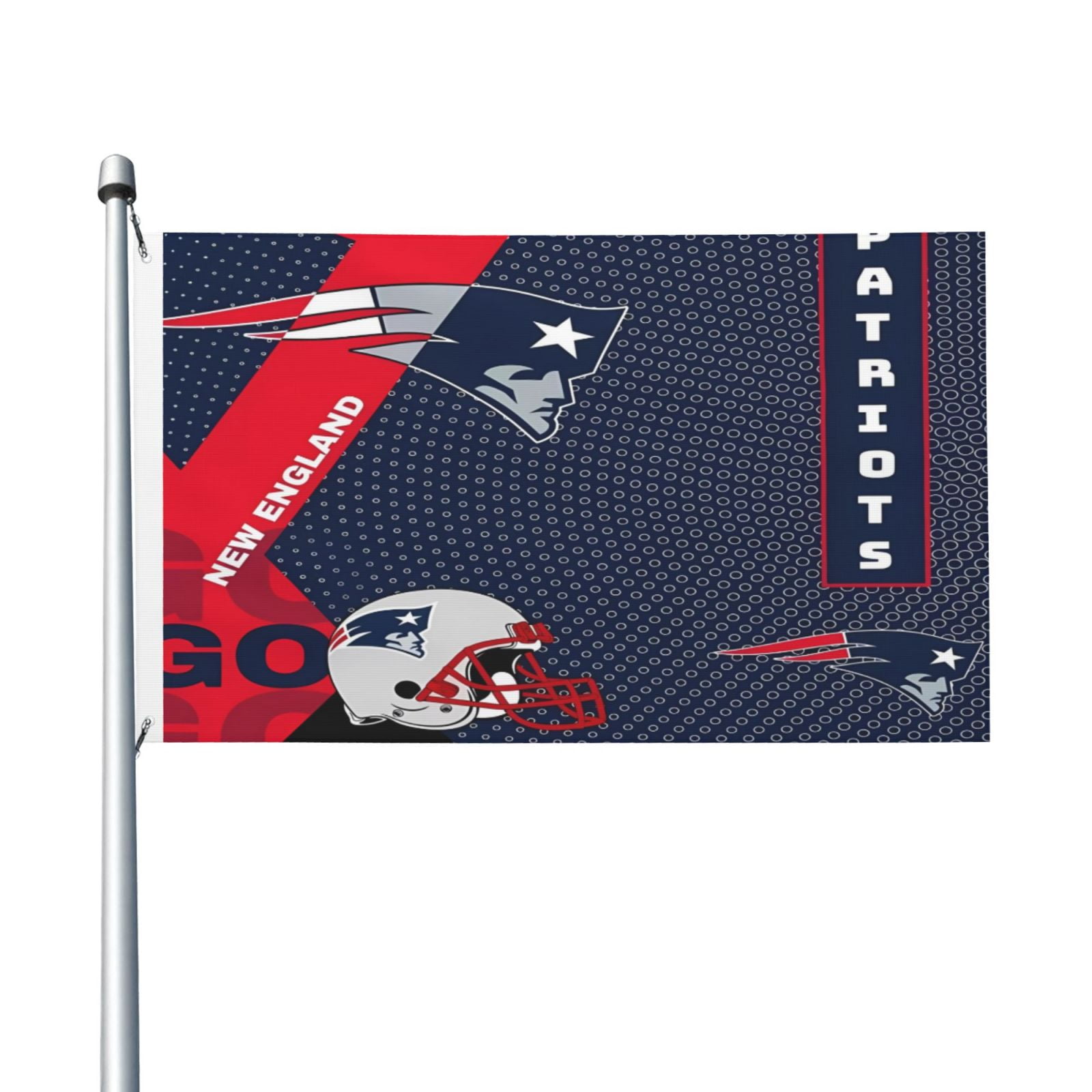 Patriots Football Team Double Sided Flag 3x5ft Garden Courtyard ...