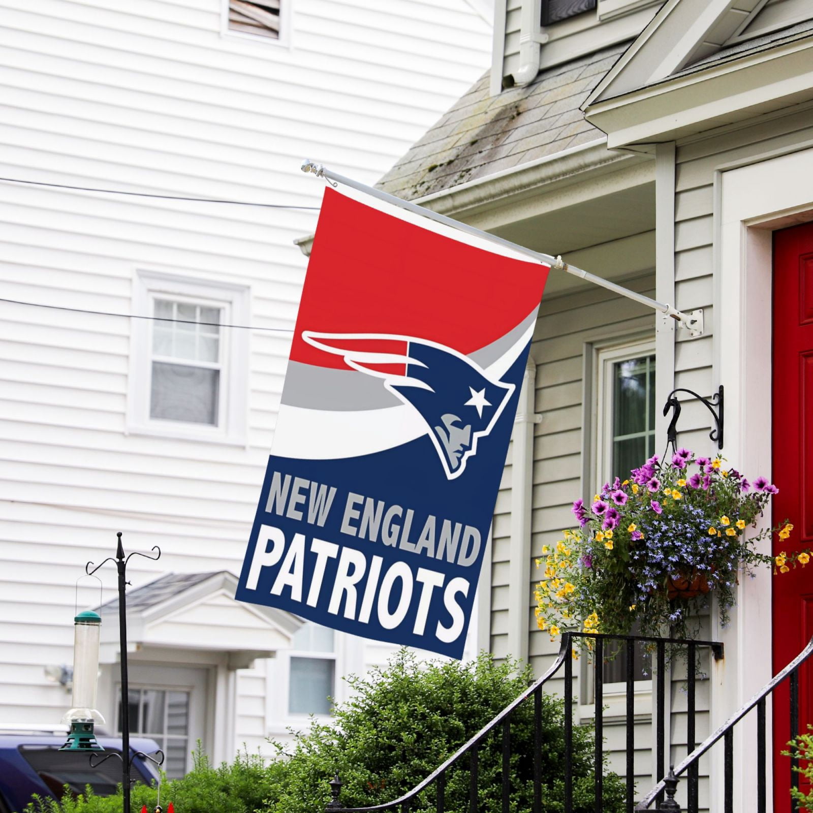 Patriots Football Team Double Sided Flag 3x5ft Garden Hanging Flag ...