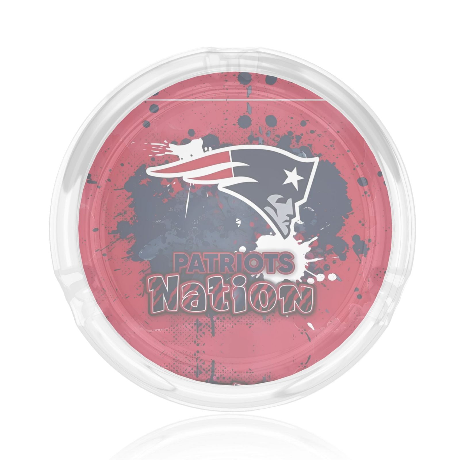 Patriots Football Team Glass Ashtray (for Cigarettes), Crystal Cigar ...