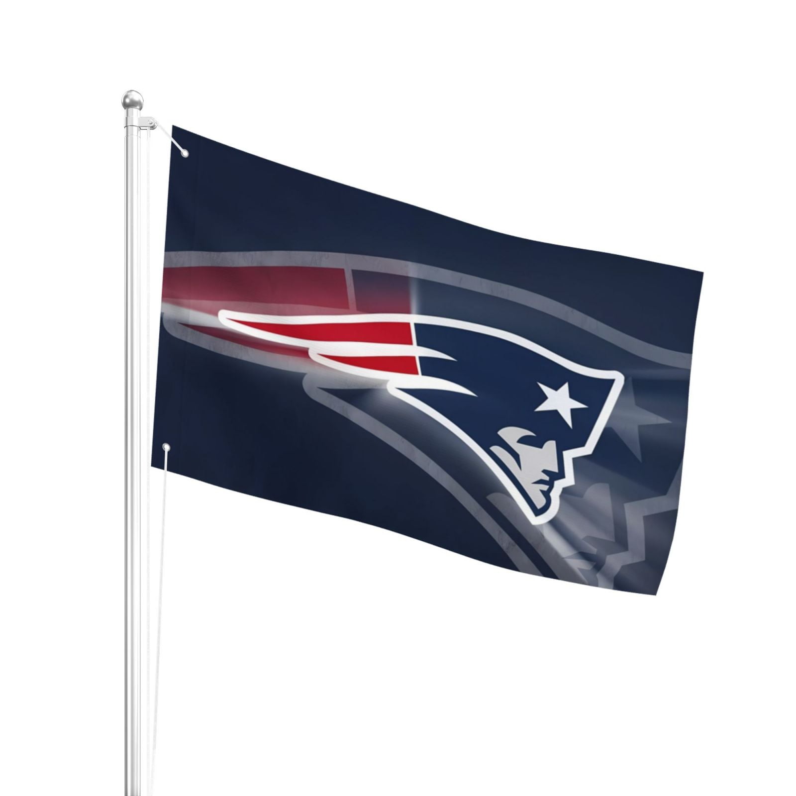 Patriots Football Team Graphic 3-Ply Double Sided Flag 2x3ft in Vibrant ...
