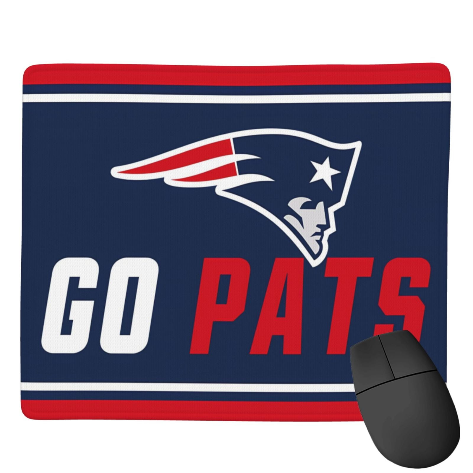 Patriots Football Theme Mouse Pad 7x9 Inch - Non-slip Rubber Bottom ...