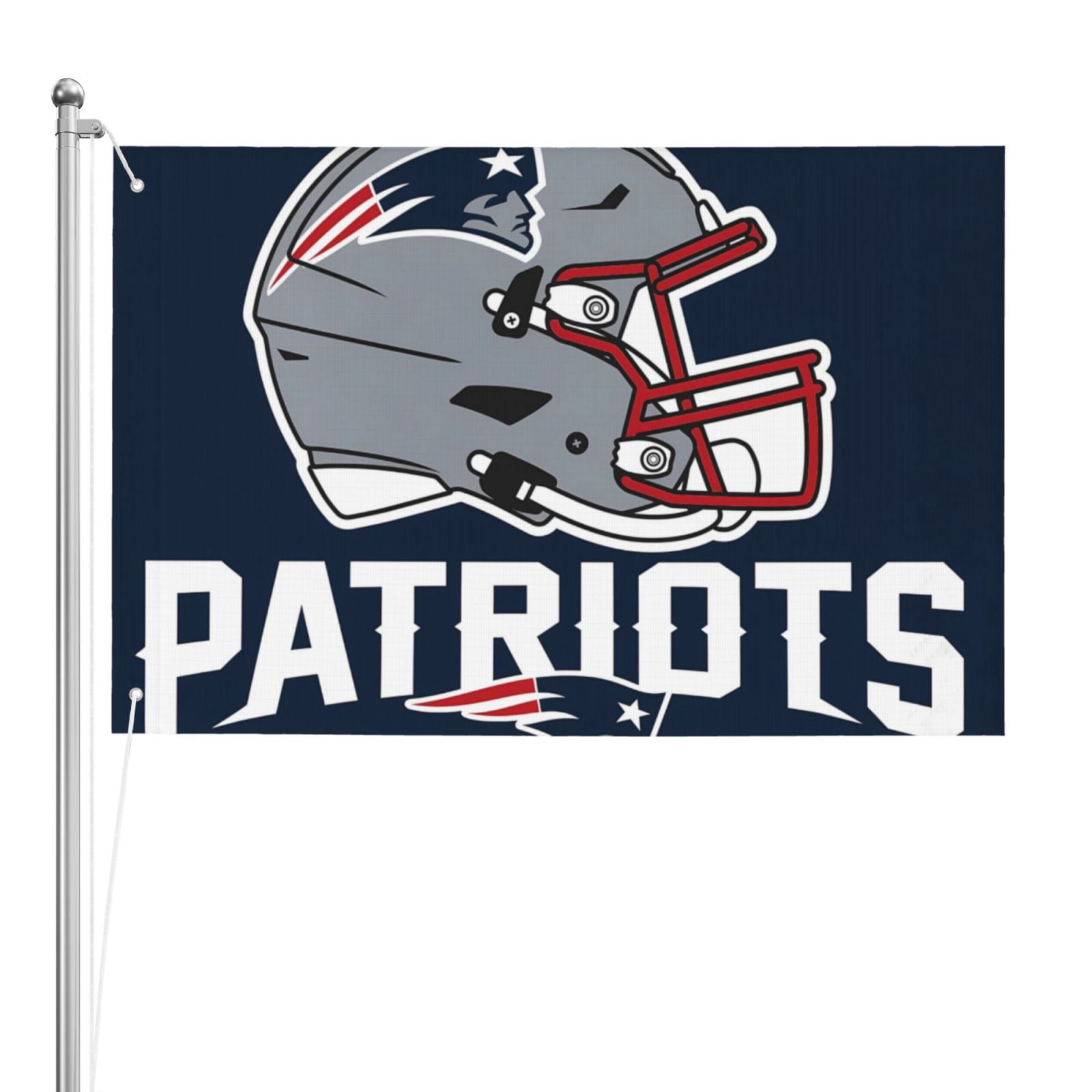 Patriots Three Layer personalized Double Sided Flag Football Fans ...