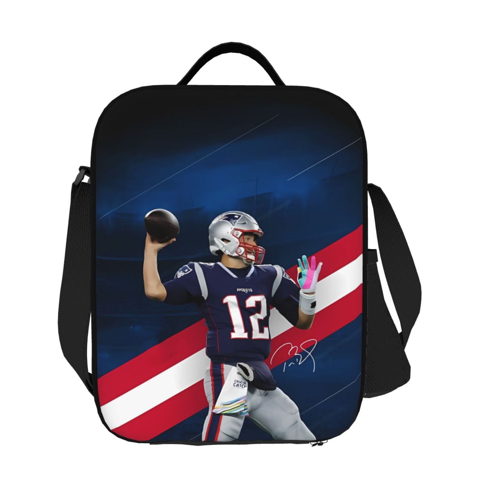 Patriots Tom Brady 2025 American Football Team Insulated Lunch Bag for ...