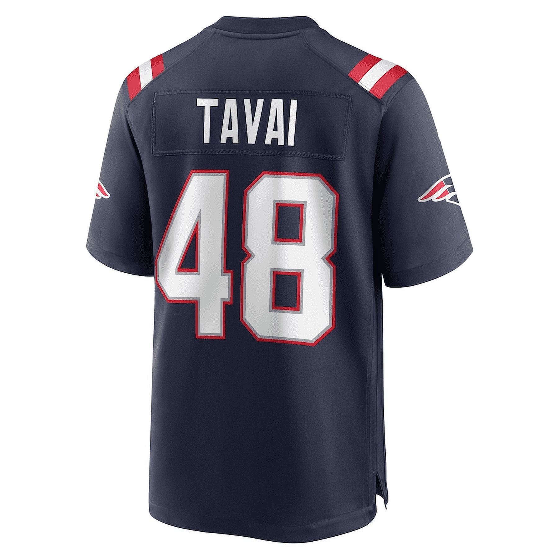 Patriots Youth Home Limited Jahlani Tavai#48 Fans short sleeve Game ...