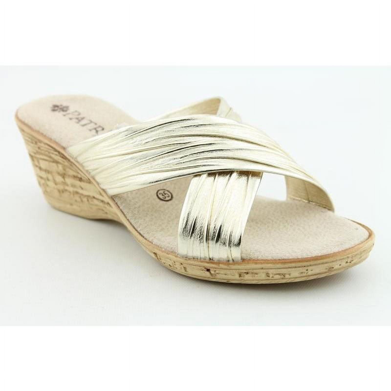 Patrizia By Spring Step Marge Open Toe Wedge Sandals Shoes - Walmart.com