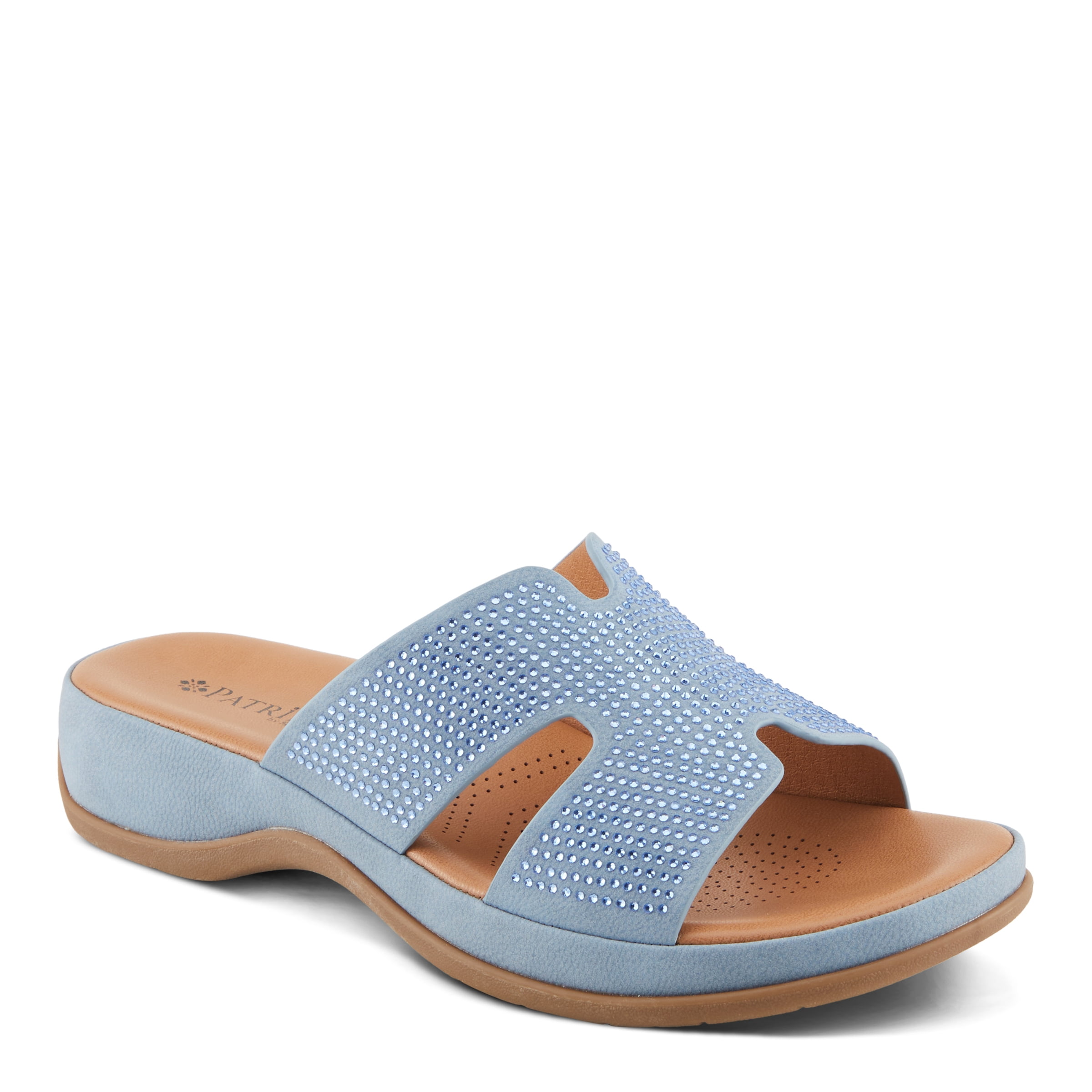Patrizia Women's ENDLESS Crystal Platform Sandals Light Blue EU 37 / US ...