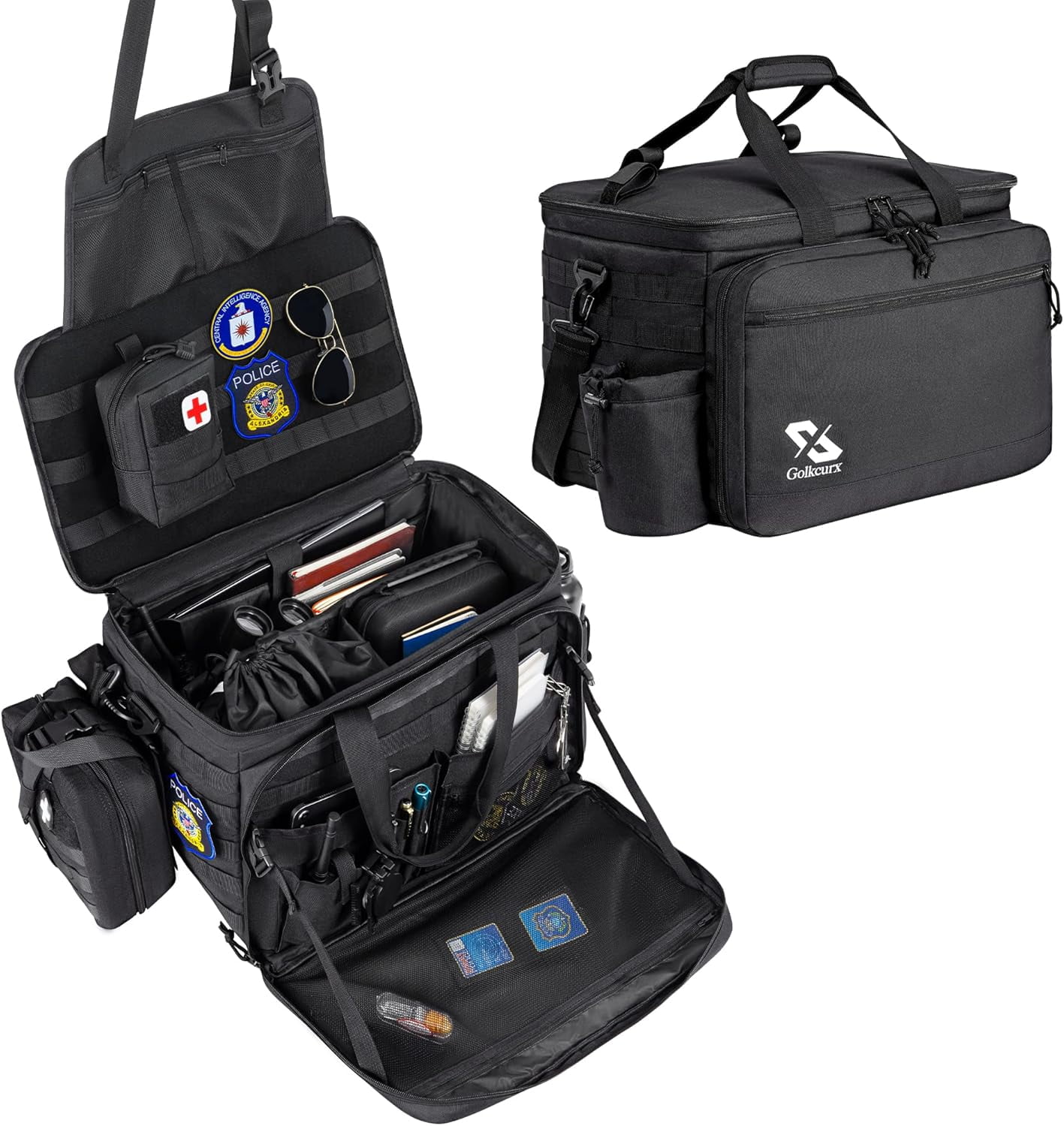 Patrol Bag Law Enforcement, Police Gear Bag for Car Front Seat ...