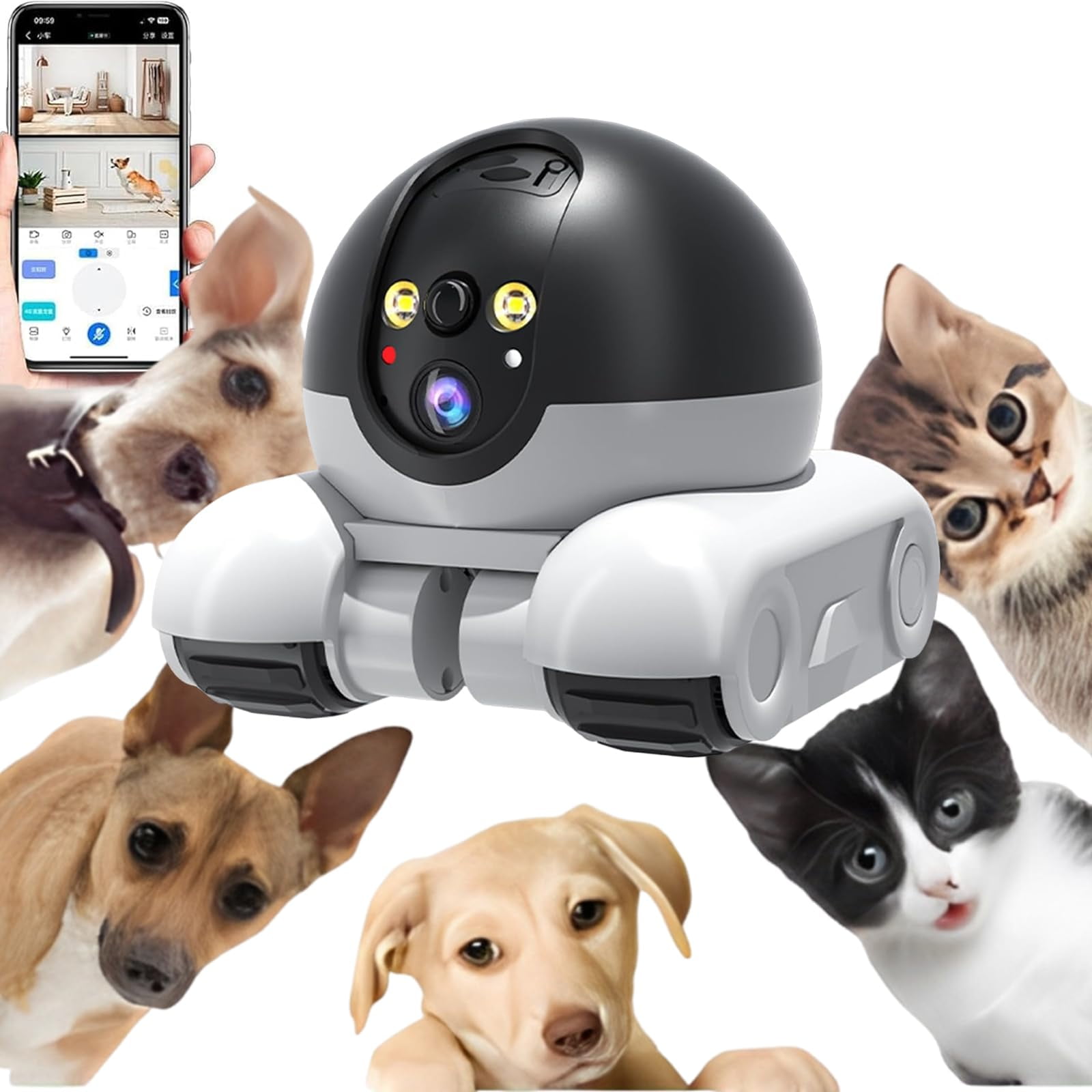 Patrol Buddy Robot Camera, Patrol Buddy Pet Camera, Robot Cameras on ...