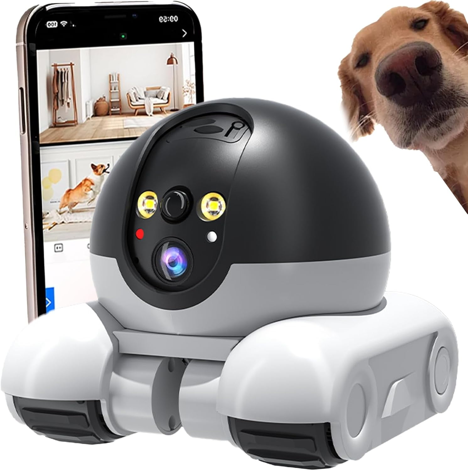 Patrol Buddy Robot Camera, Robot Camera on Wheels, Indoor Movable ...