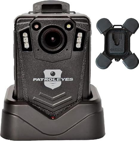 PatrolEyes Edge 2K HD 64GB GPS Auto IR Night Vision Police Body ...