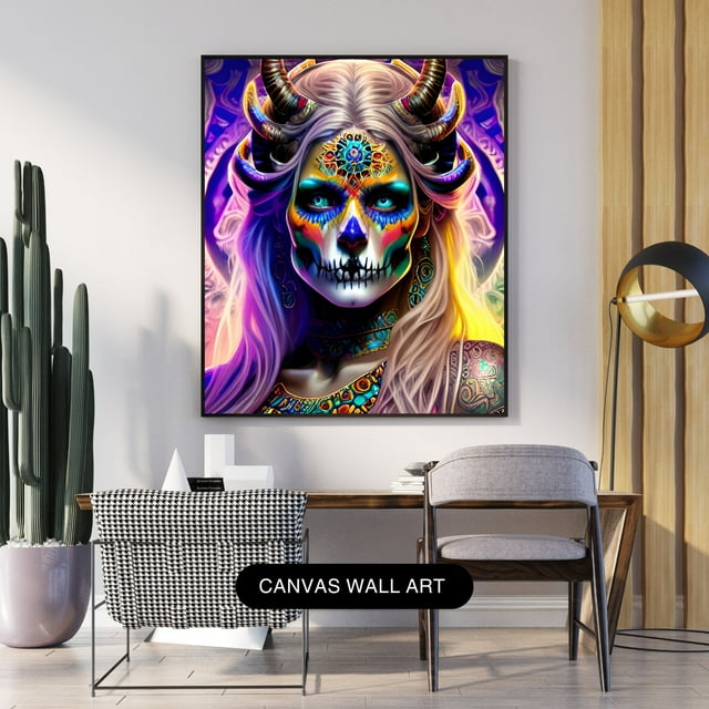 Patron of Death and Rebirth - Canvas Wall Art - Walmart.com