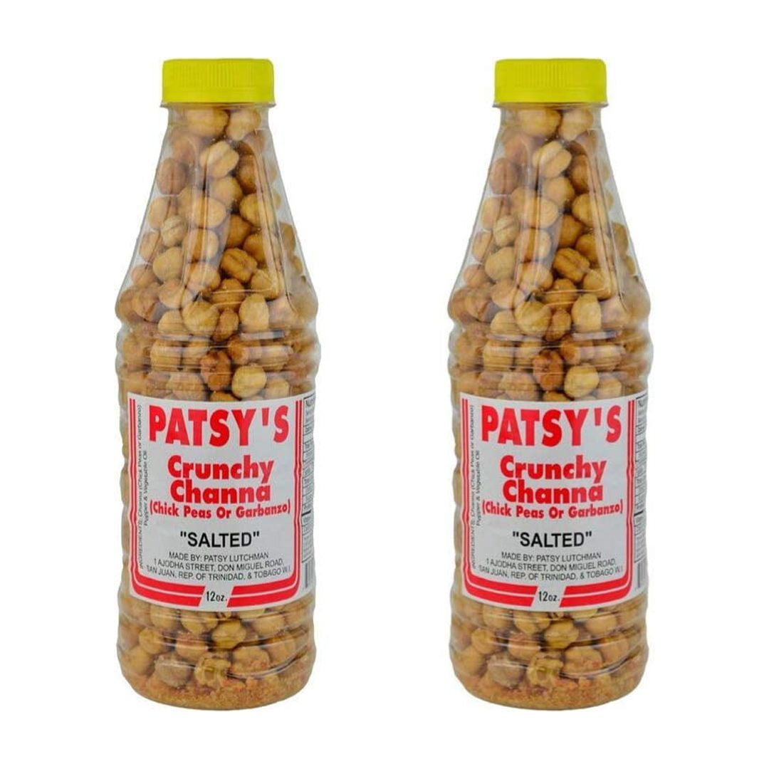 Patsy's Crunchy Channa (Chick Peas or Garbanzo) Salted - 12oz (Pack of ...
