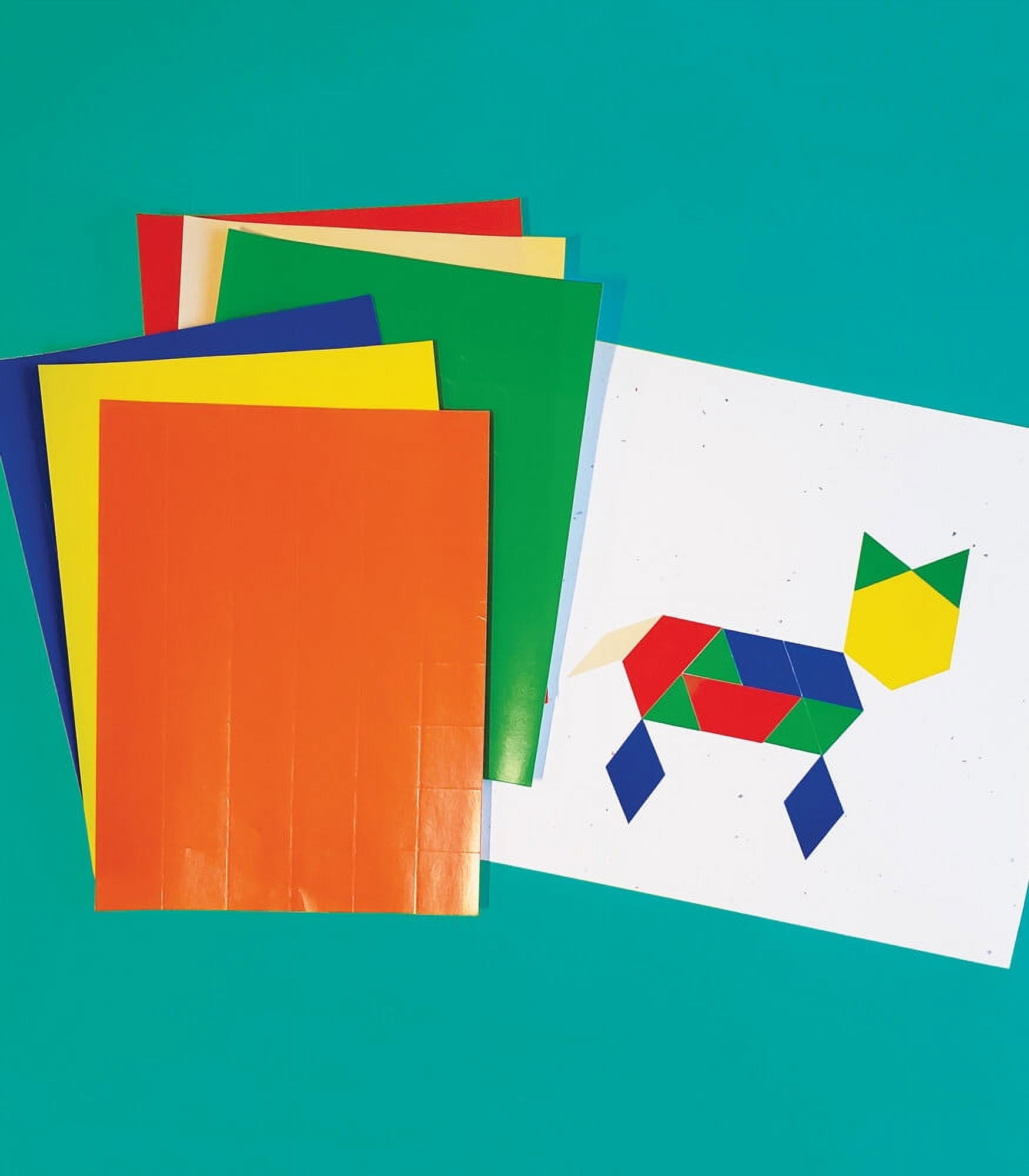 Pattern Blocks Stickers Sticker Pack - Walmart.com
