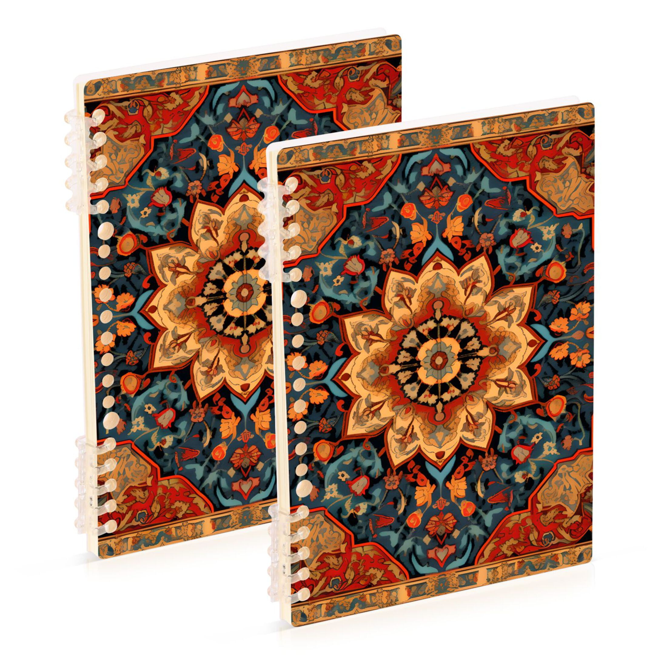 Pattern Bohomia Ring Binder Notebook Journey Note Diary College Ruled ...