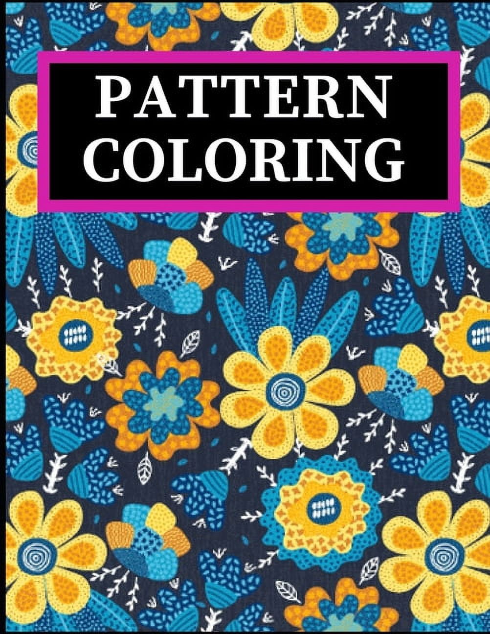 Pattern Coloring: Geometric Shapes and Patterns Coloring Book with Fun ...