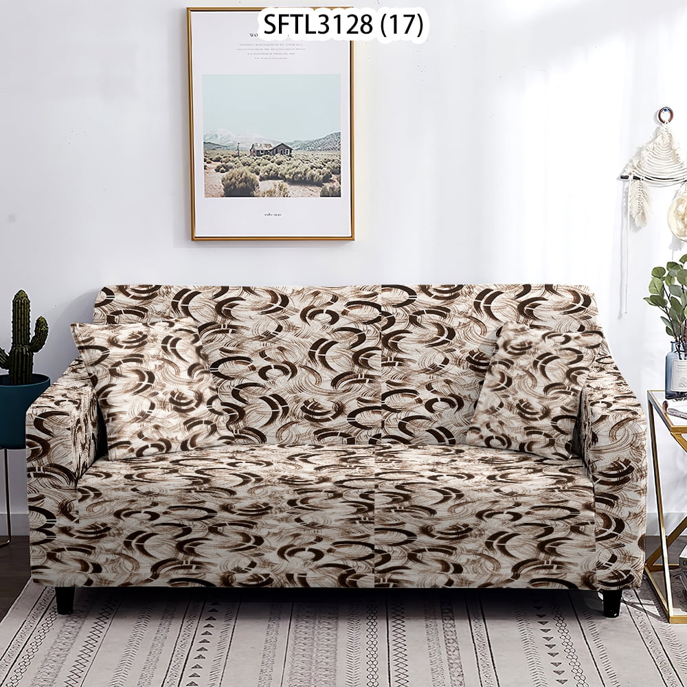 Pattern Cover Sofa L Shape Anti-Dust Corner Shaped Chaise ...