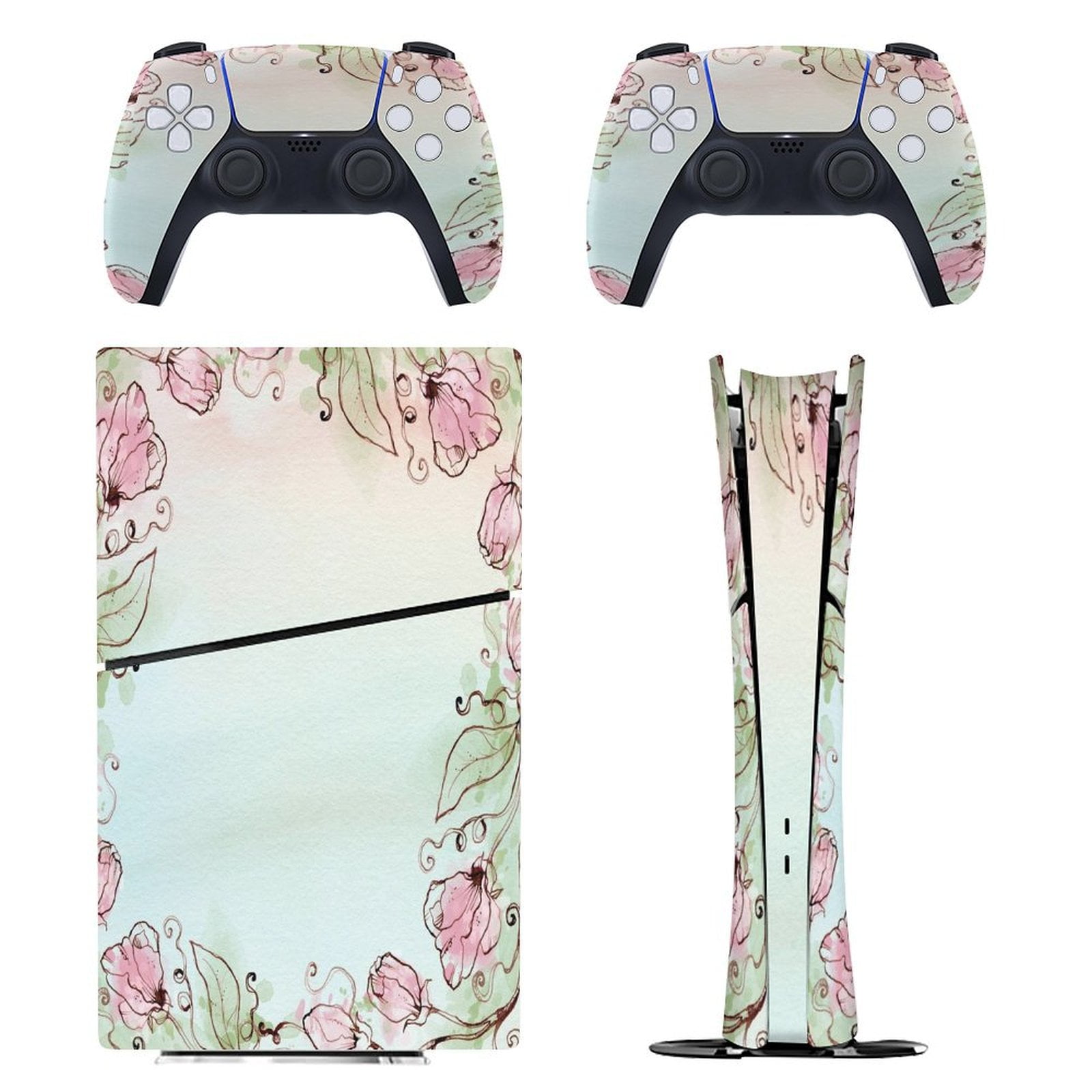 Pattern, Frame, Spring PS5/PS5 Slim Digital Disc Skin Sticker For ...
