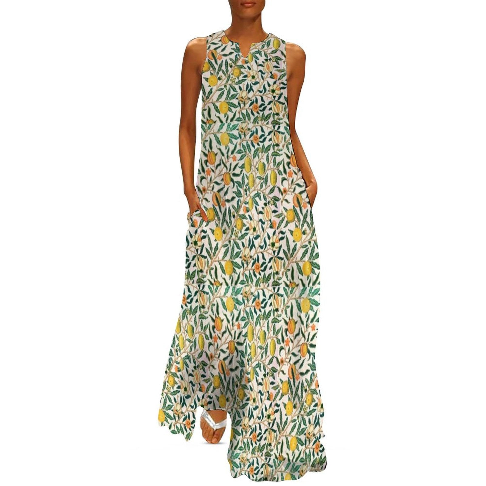 Pattern - Fruits Long Dress prom dresses 2024 wedding dresses for ...