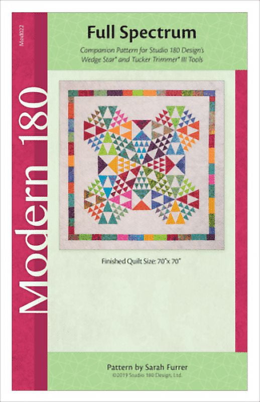 Pattern Full Spectrum Modern 70 x 70 Using the Wedge Star Tooll ...
