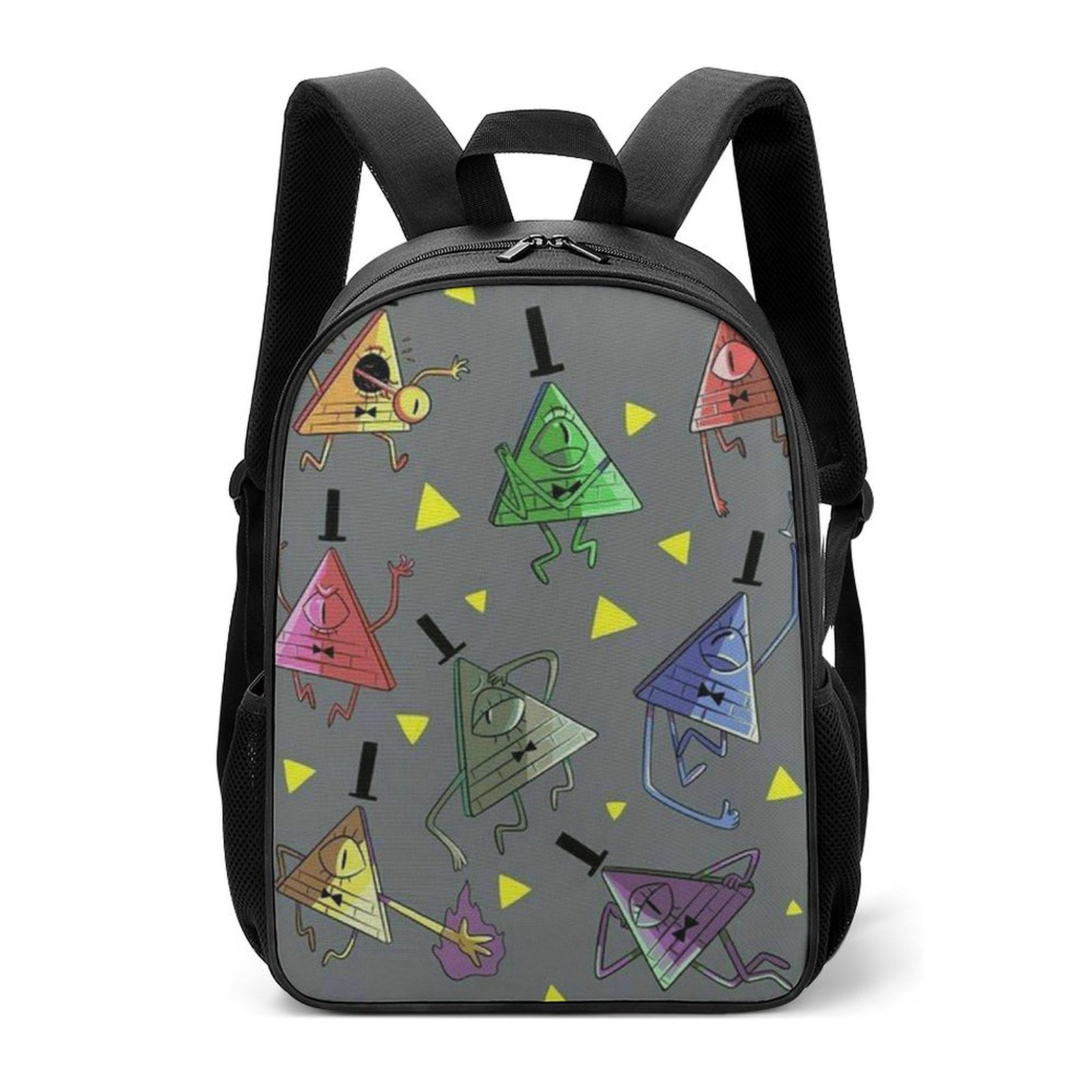 Pattern Gravity Falls Bill Cipher Backpack Daypack Multipurpose School ...