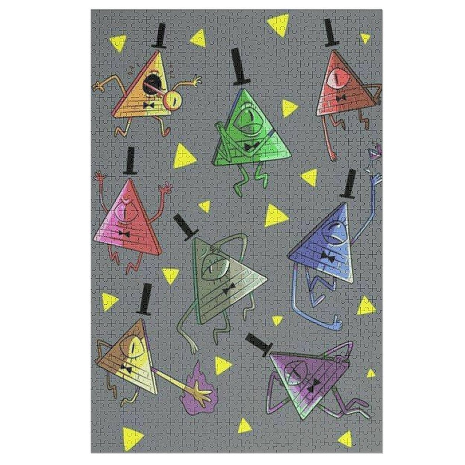 Pattern Gravity Falls Bill Cipher Jigsaw Puzzles Interlocking Puzzles ...