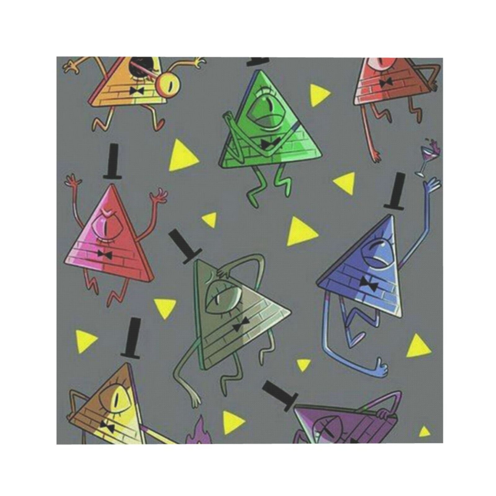 Pattern Gravity Falls Canvas Decorative Poster Square Unframe Wall ...