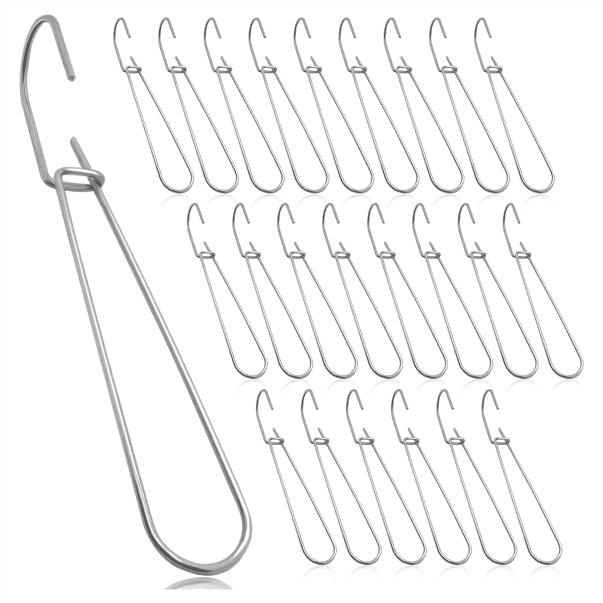 Pattern Hooks 24 Pcs Metal Pattern Hangers 7.3 Inch Sewing Pattern ...