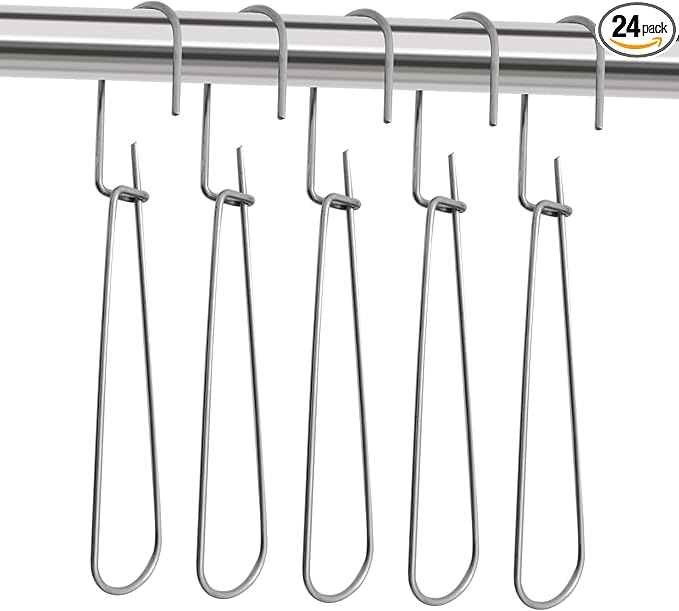 Pattern Hooks 24 Pcs Metal Pattern Hangers 7.3" Sewing Pattern Making ...