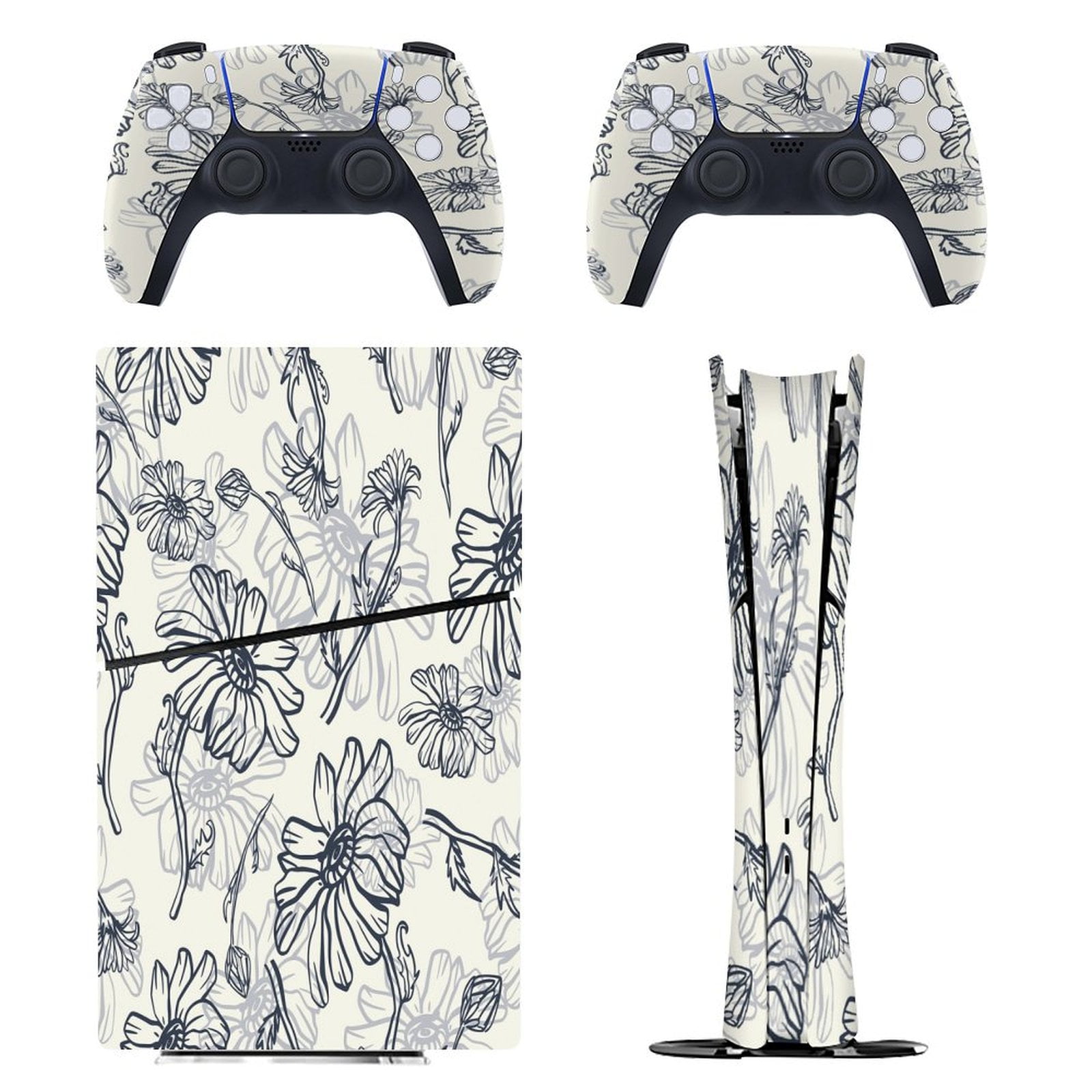 Pattern, Ink PS5/PS5 Slim Digital Disc Skin Sticker For Console And ...