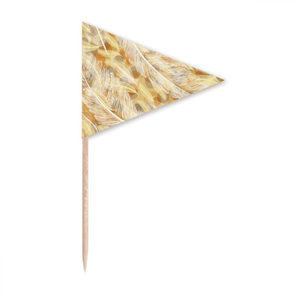 Pattern Japanese Nature Graffiti Toothpick Triangle Cupcake Toppers ...