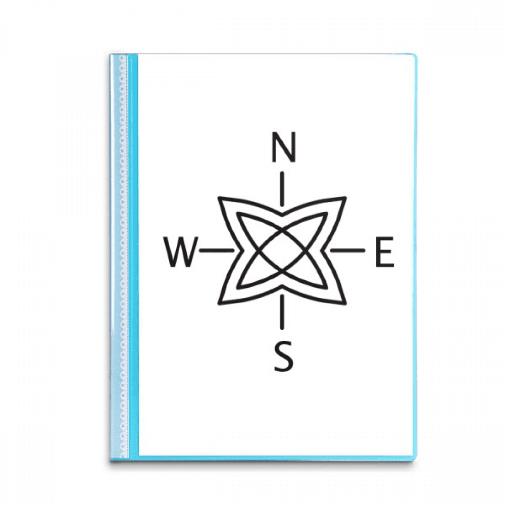 Pattern Line Flower Direction Book Sheet Protectors Portfolio Binder ...