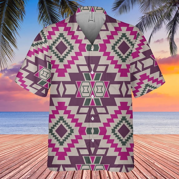 Pattern Native Hawaiian Shirt 3D 17 - Walmart.com