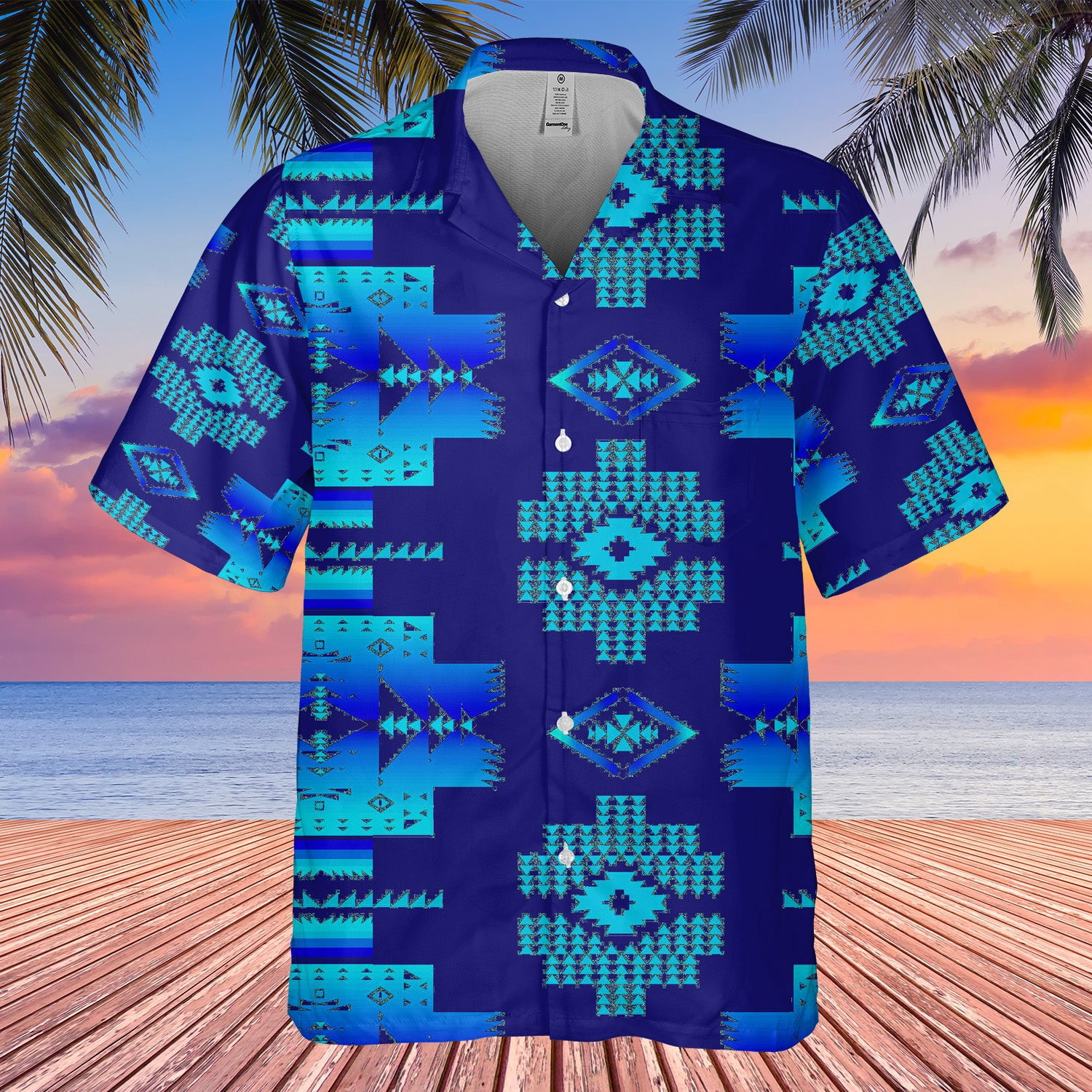 Pattern Native Hawaiian Shirt 3D 6 - Walmart.com