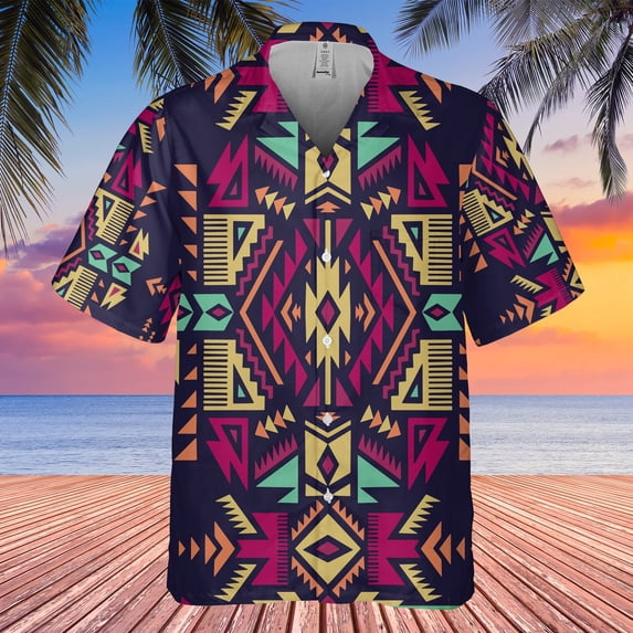 Pattern Native Hawaiian Shirt 3D 70 - Walmart.com