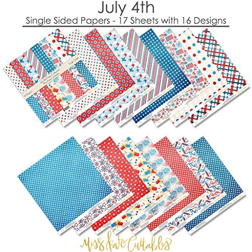 Pattern Paper Pack - July 4th - Scrapbook Premium Specialty Paper ...