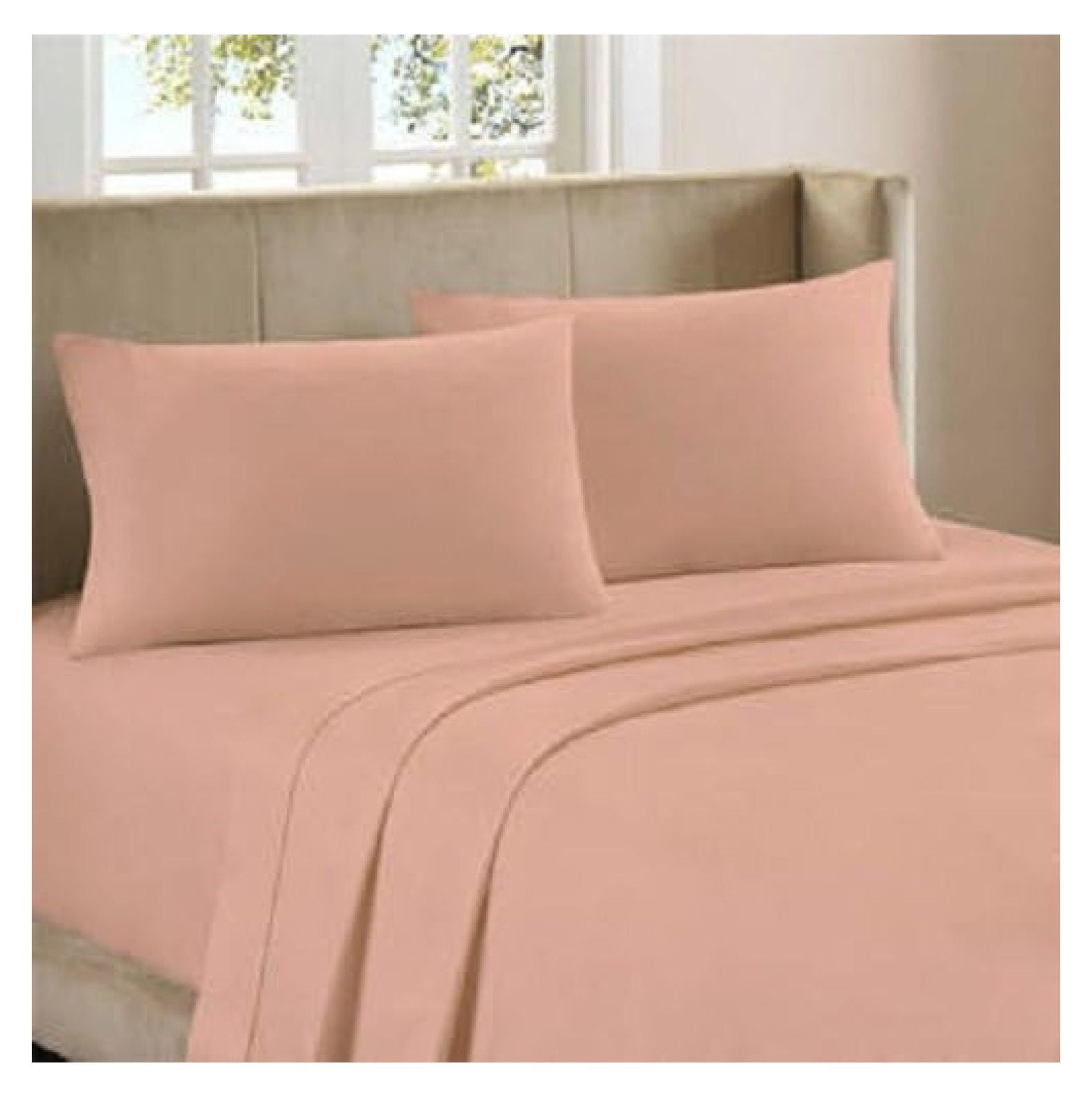 Both Pattern Solid/Stripe 1-Piece- Fitted- Sheet with 20-25 inches ...